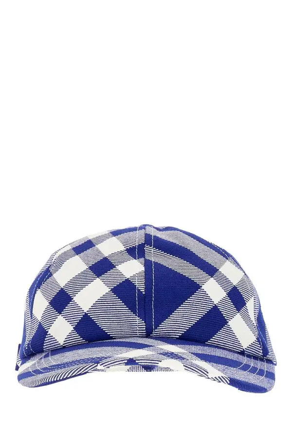Burberry Check Patterned Fabric Baseball Hat - Multicolor