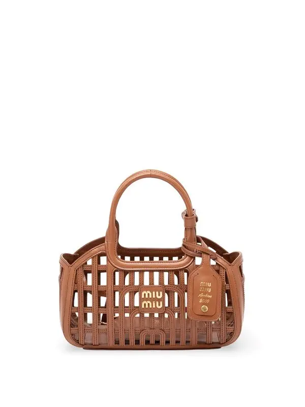 Miu Miu Leather Basket - Multicolor