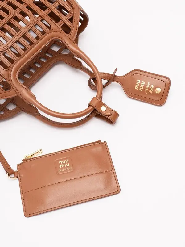 Miu Miu Leather Basket