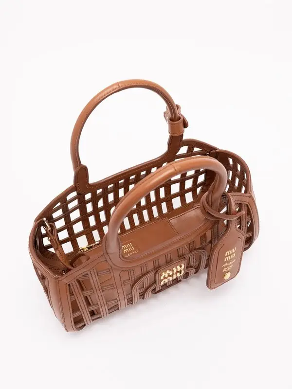 Miu Miu Leather Basket