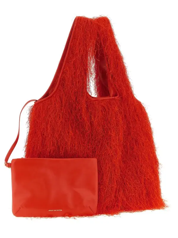 Dries Van Noten Fringed Tote Bag