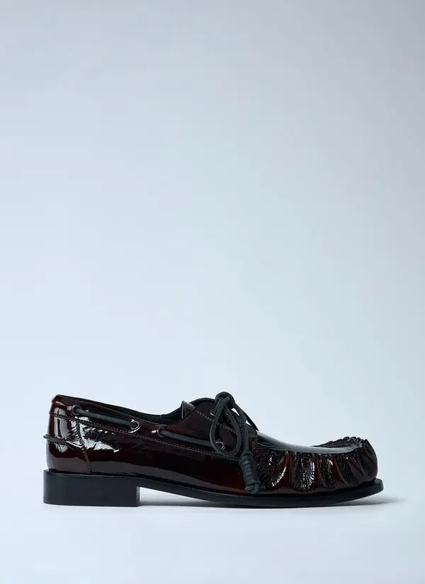 Dries Van Noten Patent Lace-up Shoes - Multicolor