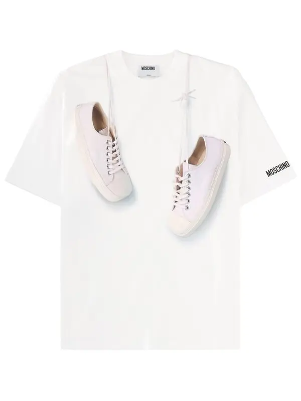 Moschino T-shirt With Print - White