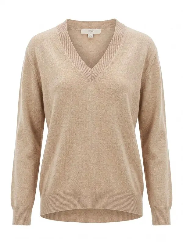 Malo V Neck Sweater - Multicolor