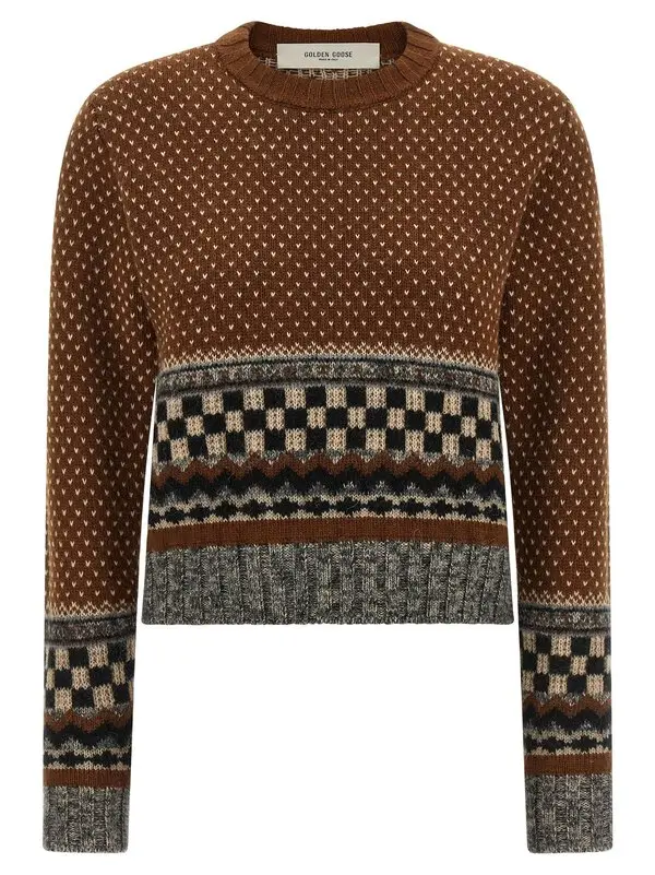 GOLDEN GOOSE Journey Jacquard Sweater