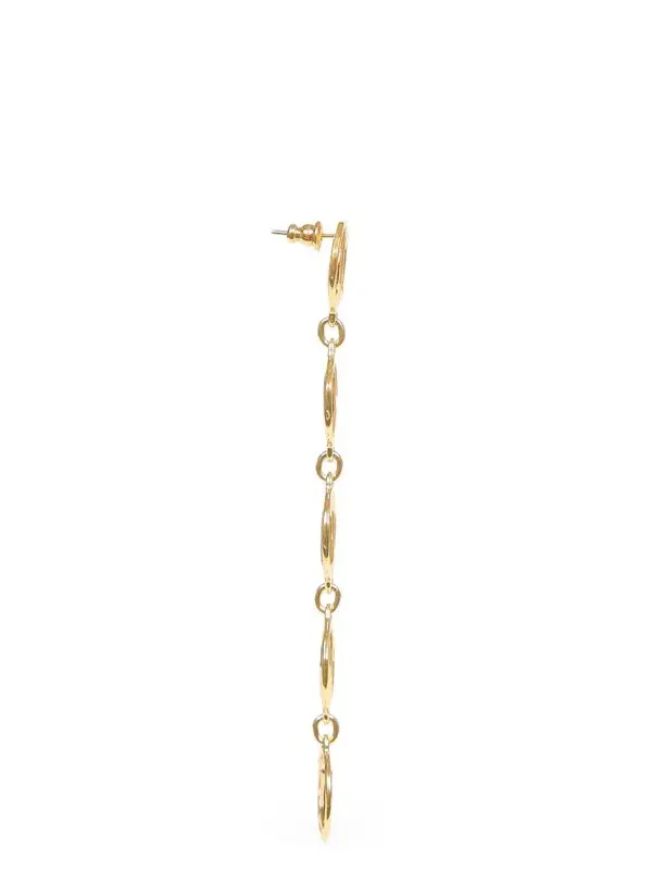 Chloé Script' Earrings - Gold