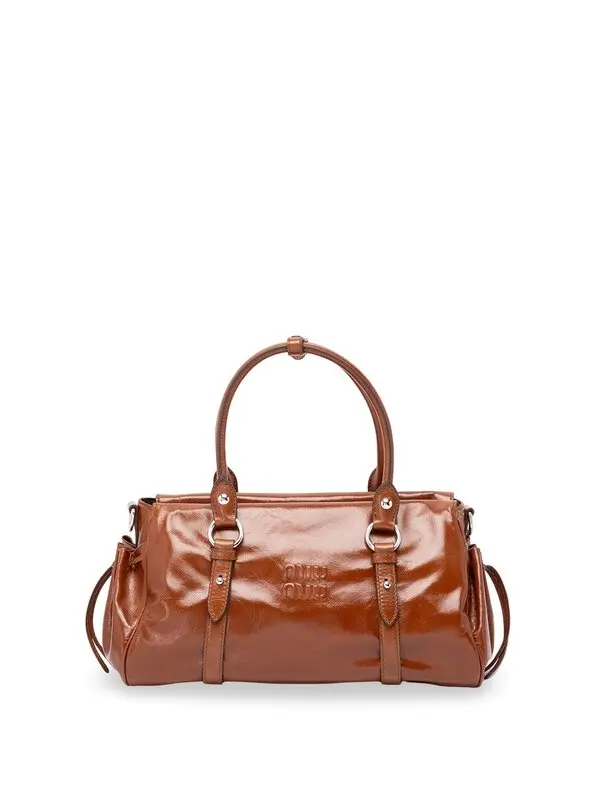 Miu Miu Shiny Leather Handbag