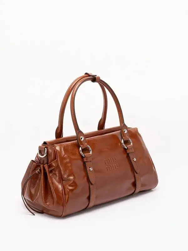 Miu Miu Shiny Leather Handbag - Multicolor