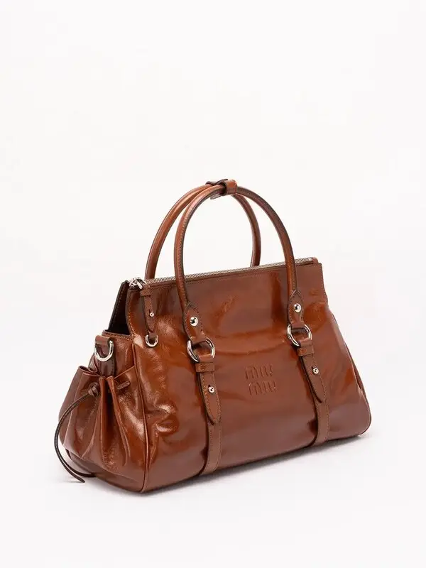 Miu Miu Shiny Leather Handbag - Multicolor