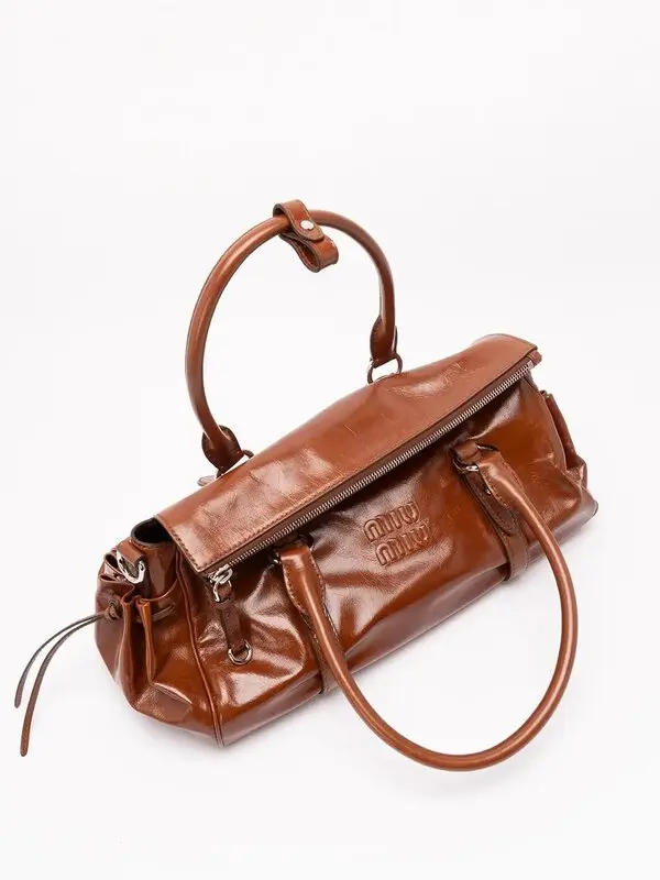 Miu Miu Shiny Leather Handbag - Multicolor