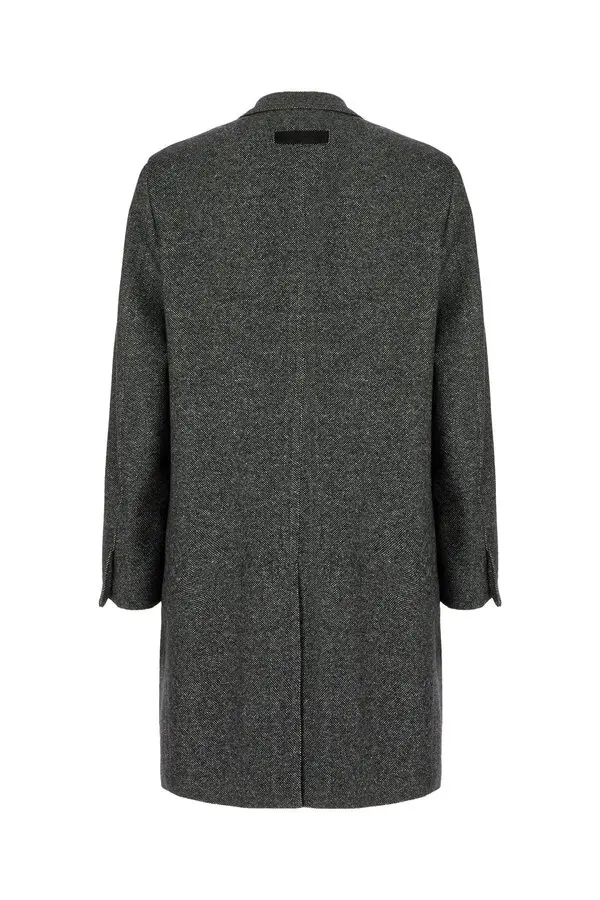 Zegna Single Breasted Overcoat