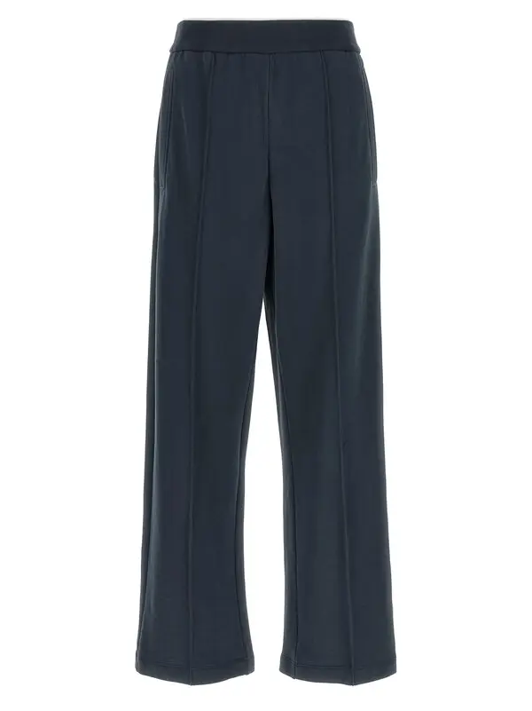Brunello Cucinelli Joggers With Frontal Stitching Detail - Blue