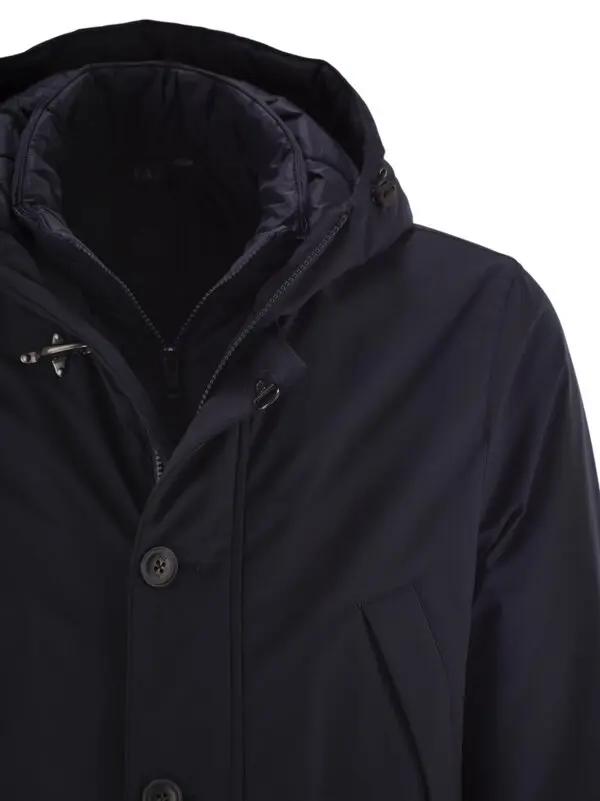 FAY Short Parka In Technical Gabardine
