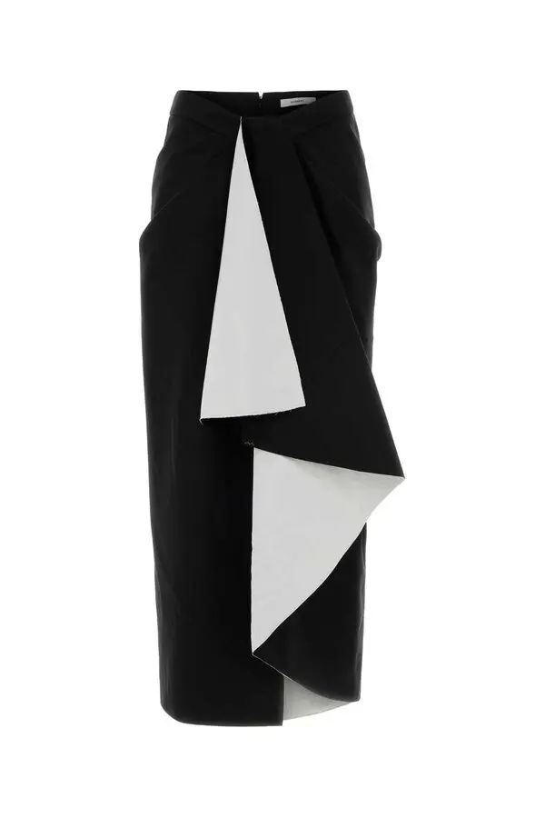 Givenchy Wool Blend Skirt - Black