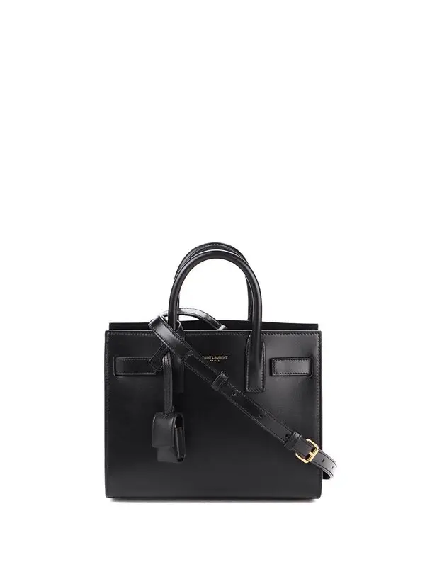 Saint Laurent Calf Leather Sac De Jour Nano Bag - Multicolor