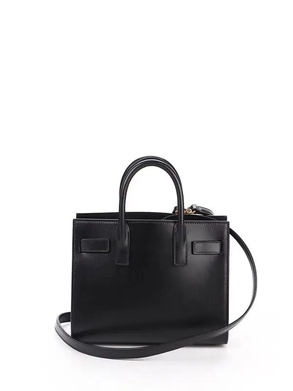 Saint Laurent Calf Leather Sac De Jour Nano Bag - Multicolor