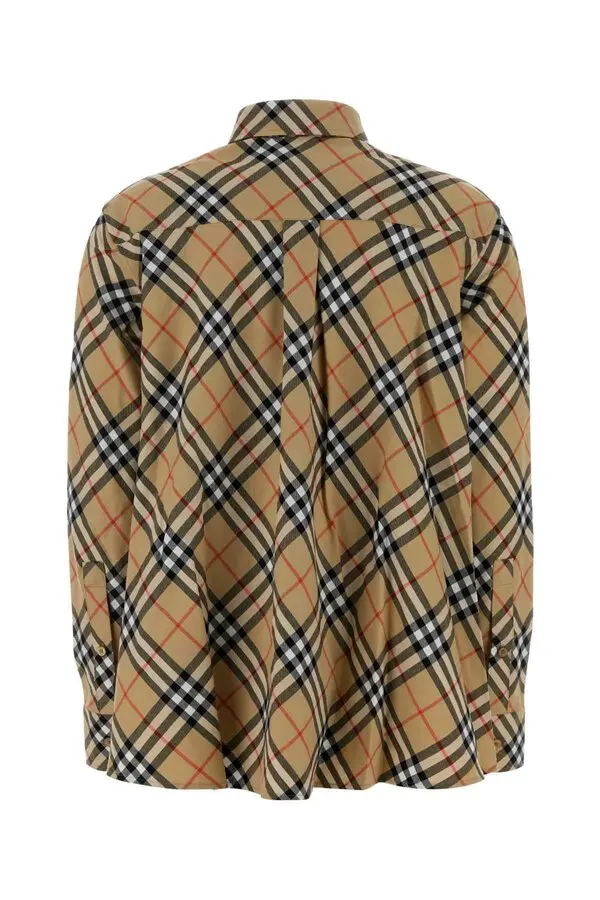 Burberry Embroidered Cotton Shirt