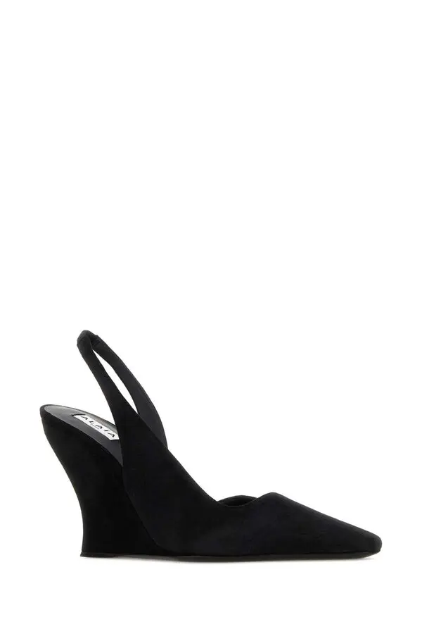 Alaïa Suede Wave Pumps - Black