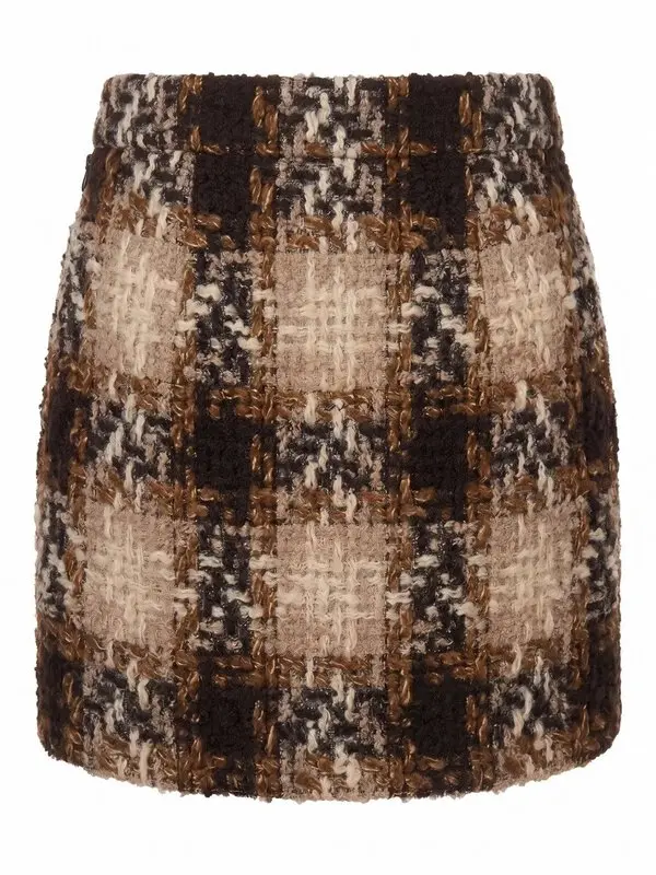 Saint Laurent Patterned Skirt - Multicolor