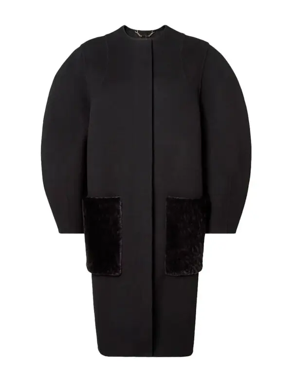 Fendi Ff` Double Wool Overcoat - Multicolor