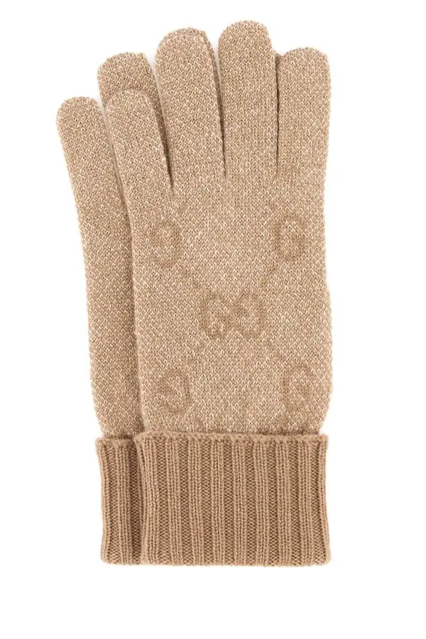 Gucci Beige Cashmere Blend Gloves