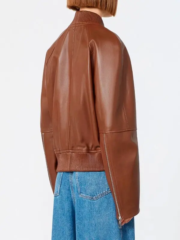Sportmax Amour` Leather Jacket