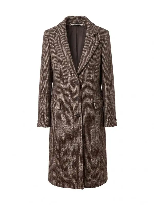 Tagliatore Wool Coat - Multicolor