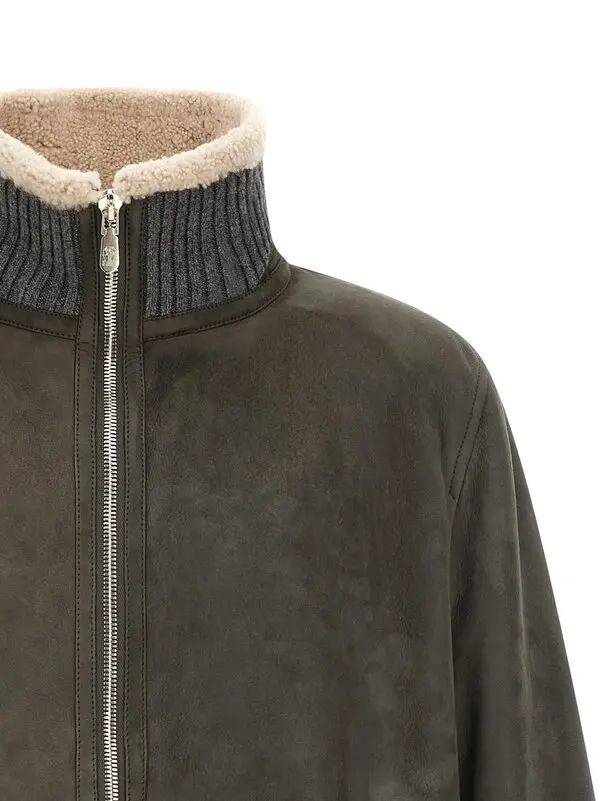 Brunello Cucinelli Leather Jacket