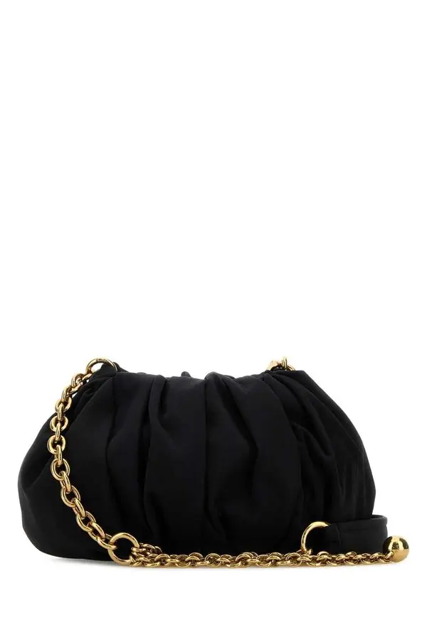 Chloé Canvas Plisse Shoulder Bag