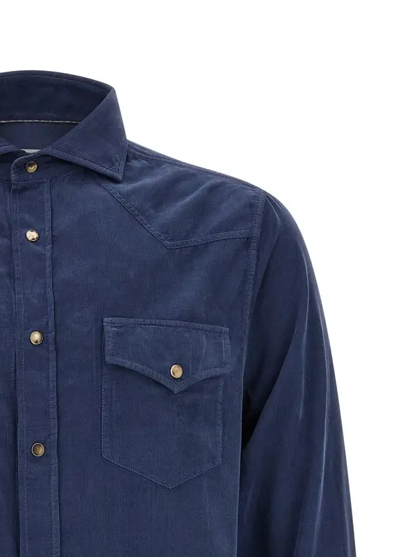 Brunello Cucinelli Corduroy Shirt