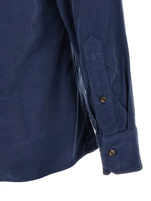 Brunello Cucinelli Corduroy Shirt - Blue