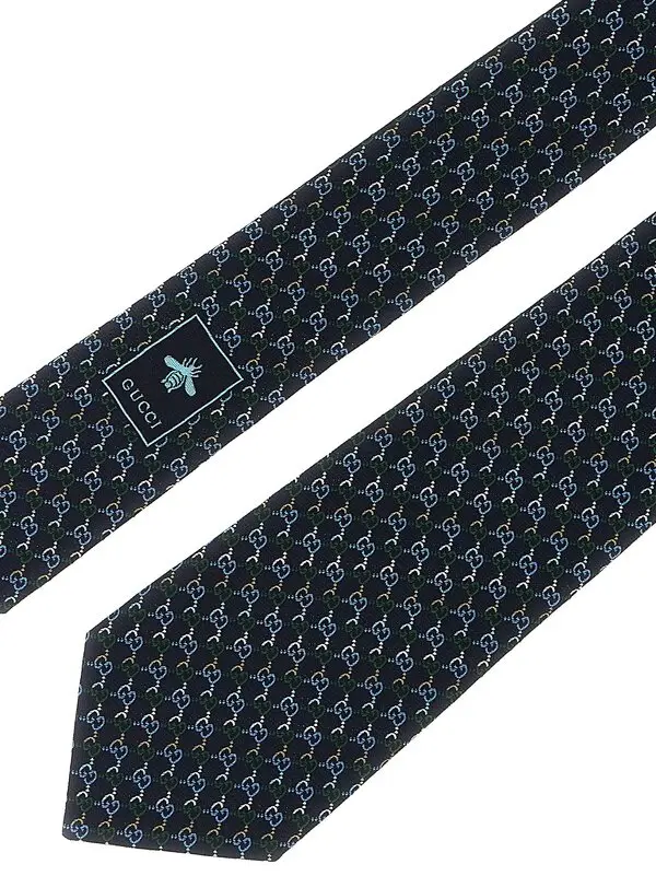 Gucci Gg Silk Tie