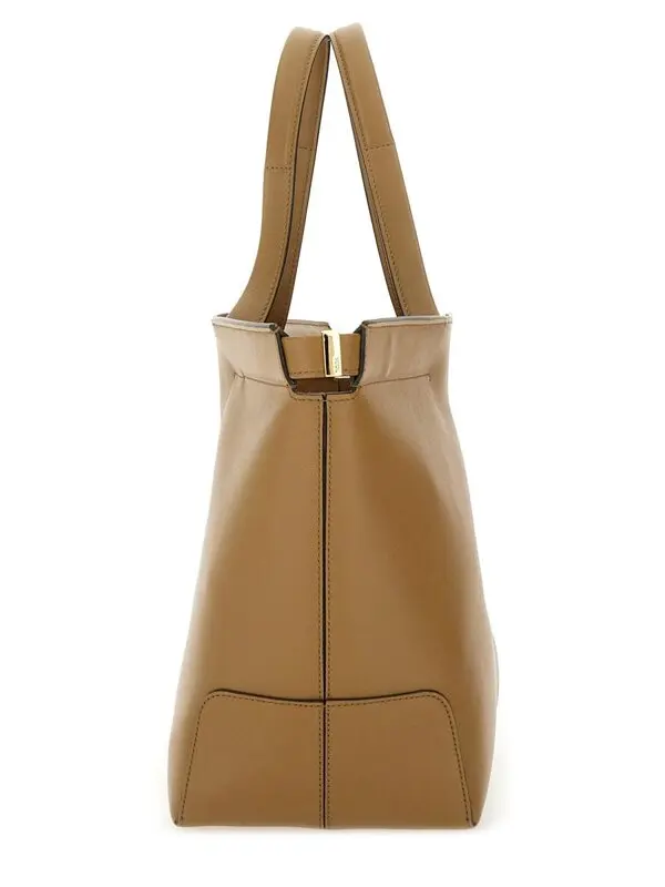 TOD'S Di Bag Folio Tote - Brown