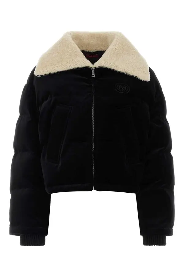 Gucci Velvet Padded Jacket