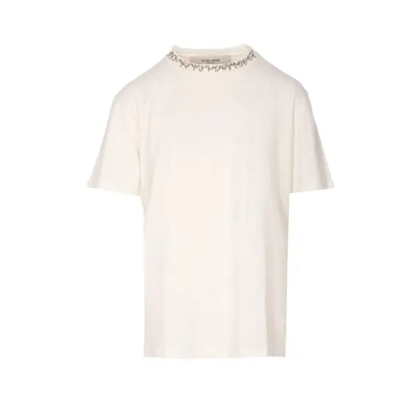 GOLDEN GOOSE Crystals T-shirt - White