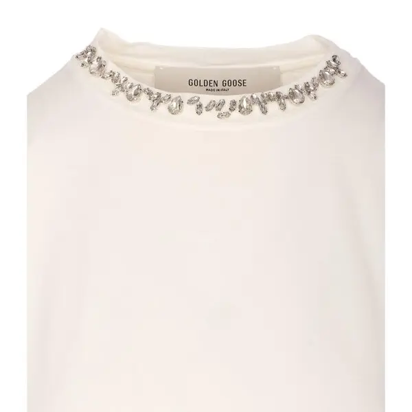 GOLDEN GOOSE Crystals T-shirt