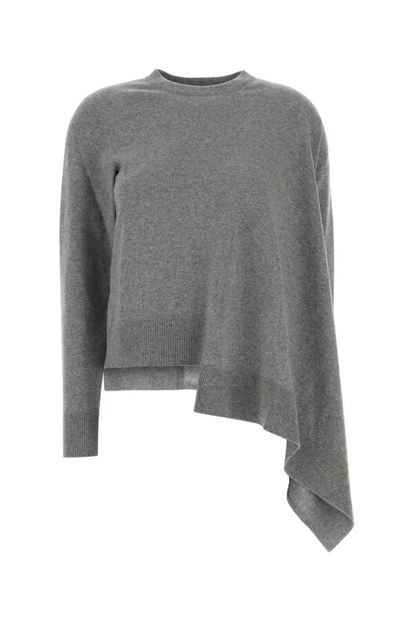Alexander McQueen Grey Cashmere Blend Sweater