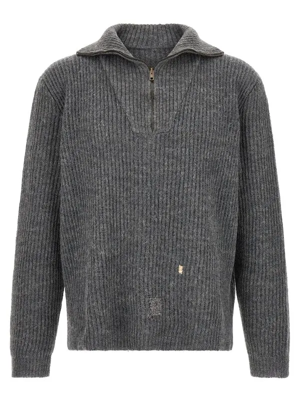 MAISON MARGIELA Mending Sweater - Gray