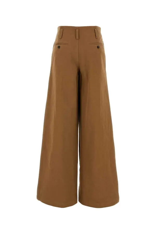 Chloé Cotton Wide-leg Pant