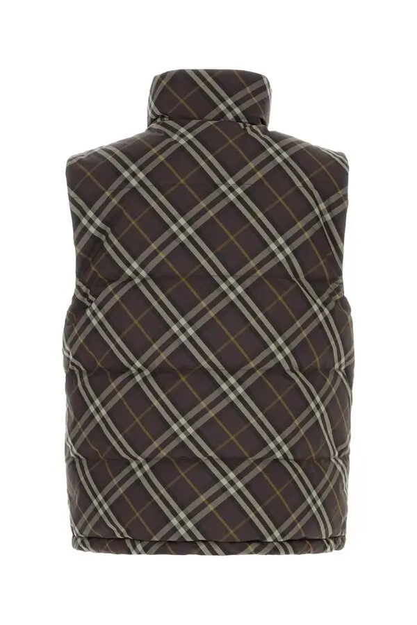 Burberry Embroidered Polyester Reversibile Down Jacket