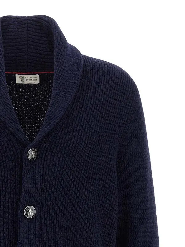 Brunello Cucinelli Malfilé Cotton Cardigan