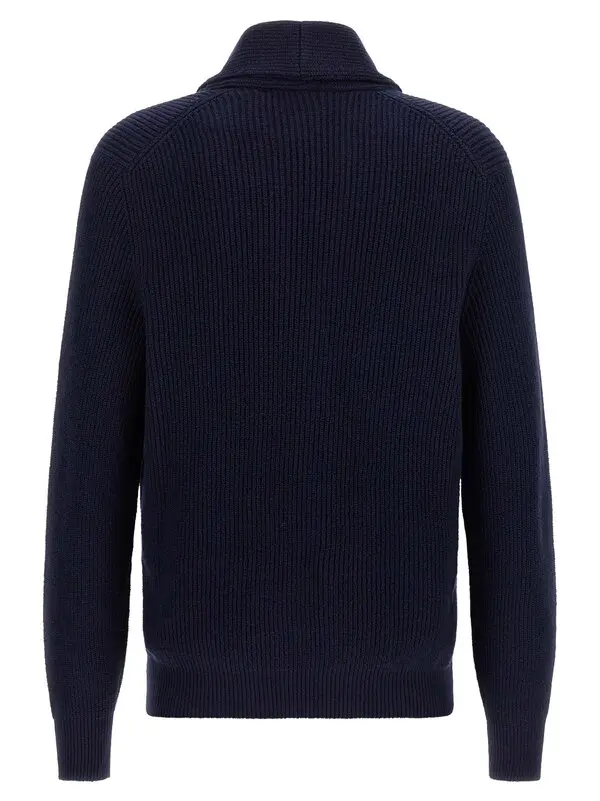 Brunello Cucinelli Cotton Cardigan - Blue