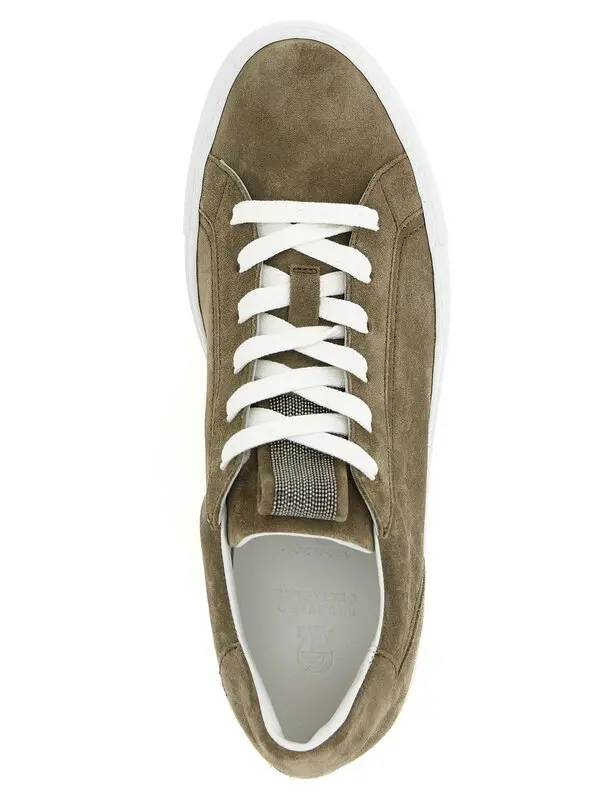 Brunello Cucinelli Precious Loop Sneakers - Gray