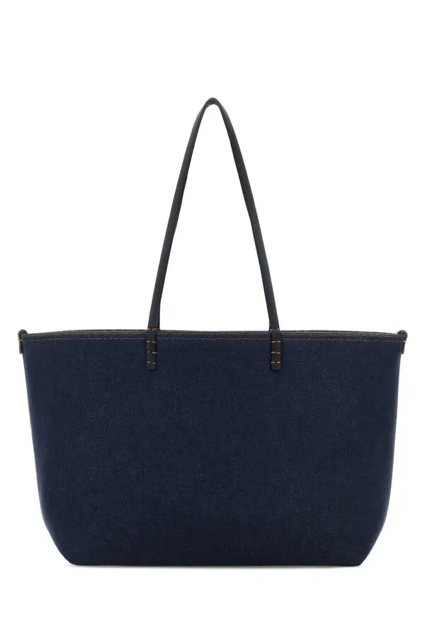 Fendi Denim Reversible Shopping Bag