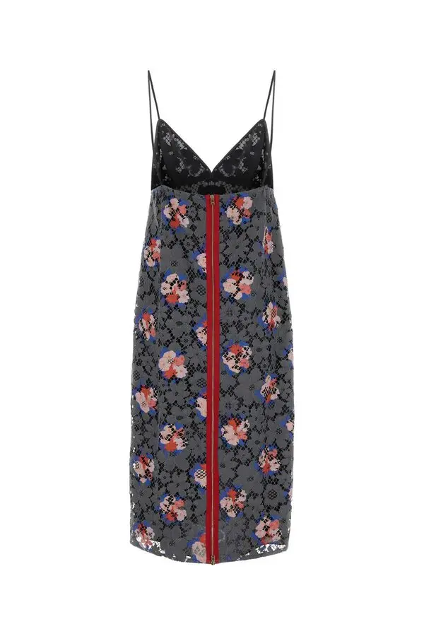Fendi Printed Lace Dress