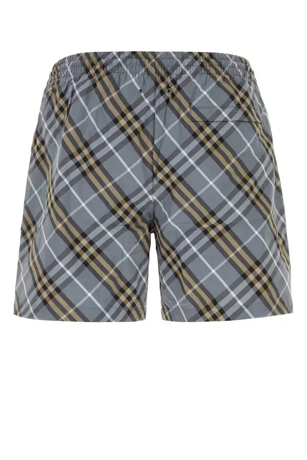 Burberry Printed Nylon Swimming Shorts - Multicolor