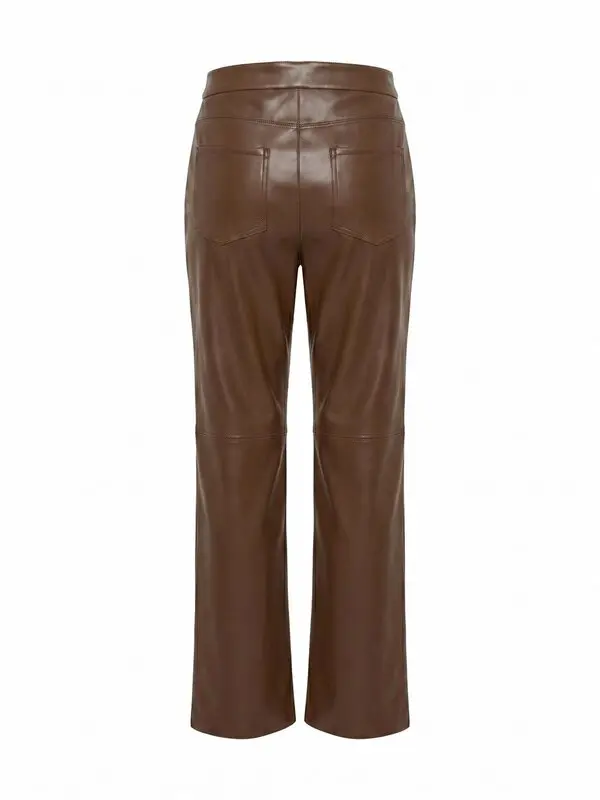 Max Mara S Leather-look Pants