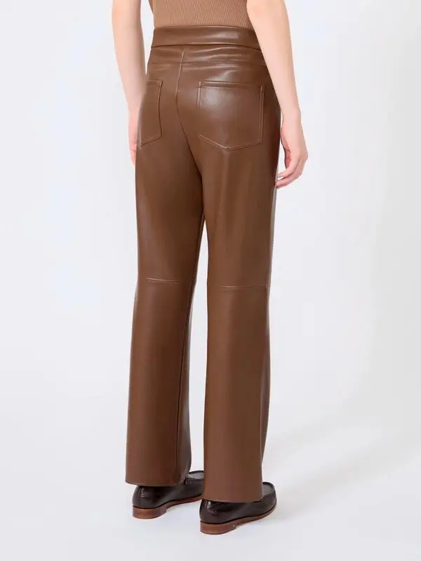 Max Mara S Leather-look Pants