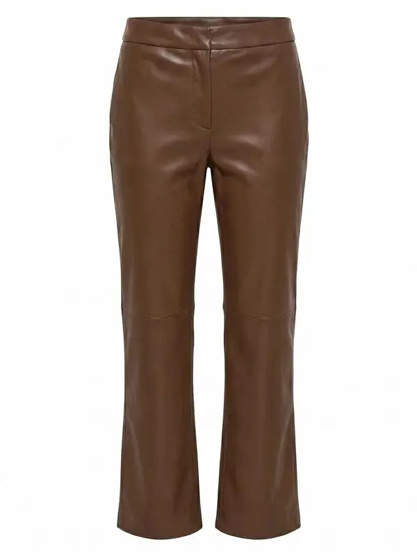Max Mara Leather-look Pants - Multicolor