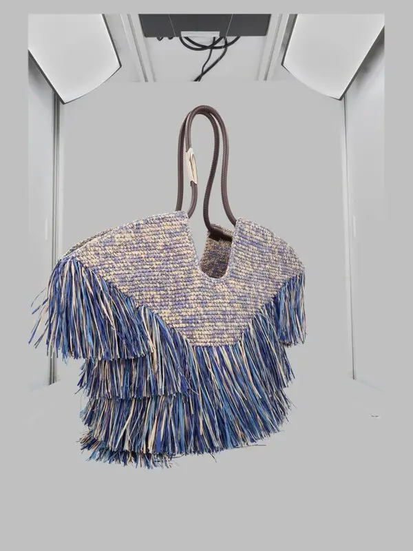 Zimmermann Borsa Tote Goldentime Medium Con Frange